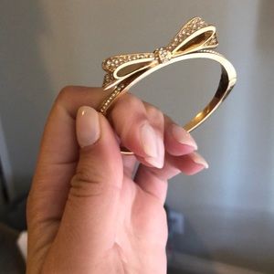 kate spade | Jewelry | Kate Space Gold Bangle | Poshmark